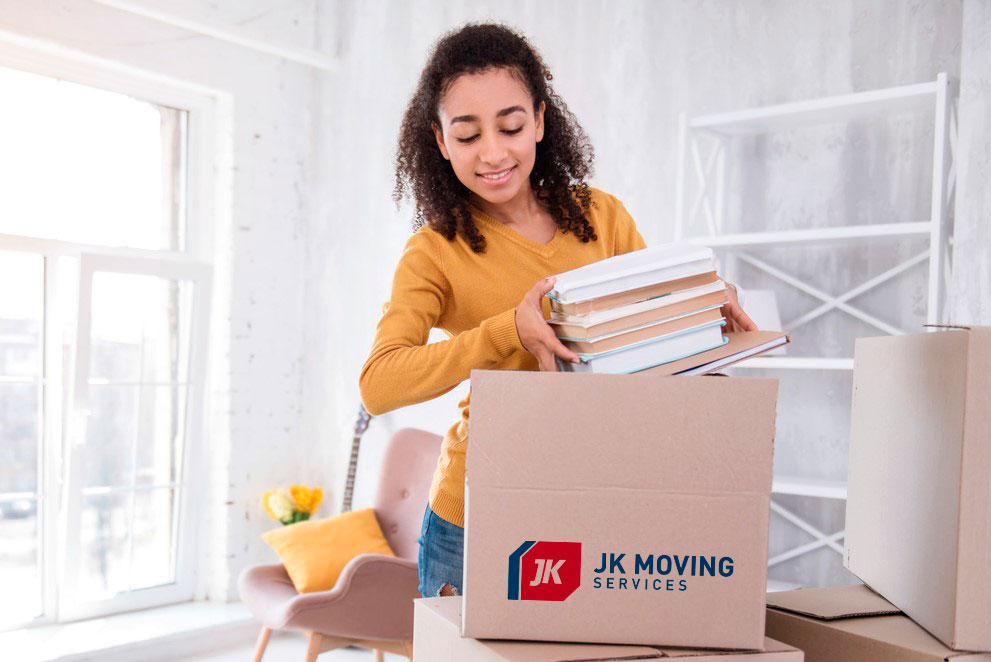 The best way to pack books for moving | JK Moving Services